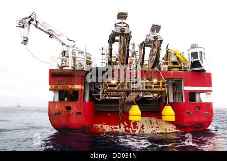 OBC Seismic vessel Sanco Star, working in Brazil Campos basin for ...