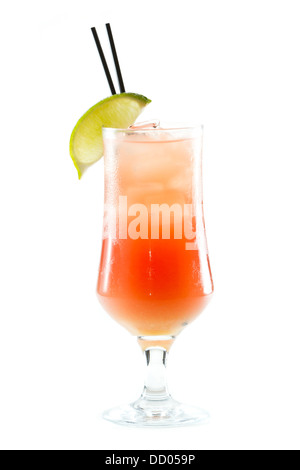 classic cocktail, madras, vodka cranberry and orange juice isolated on ...