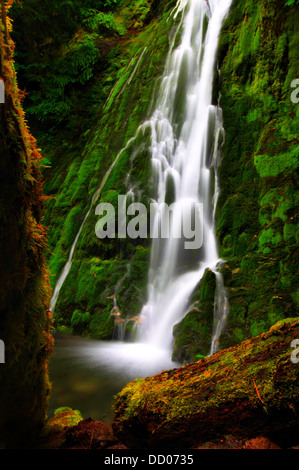 Madison Falls, Waterfall, in Olympic National Park, Washington State ...