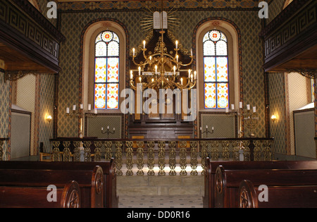 Jewish synagogue at The Town of Hermanuv Mestec Czech republic Stock ...