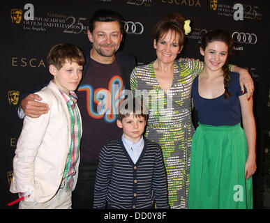 Andy Serkis and family BAFTA Los Angeles 18th Annual Awards Season Tea ...