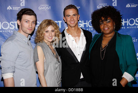Bryce Pinkham, Richard Fleeshman, Caissie Levy and Da'vine Joy Randolph ...
