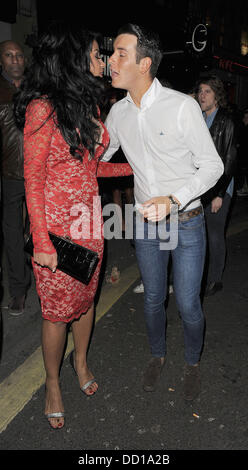 Desperate Scousewives' star Layla Flaherty leaving Aura nightclub with ...