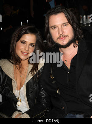 Kelly Monaco and Boyfriend LA Matadors v Milano Thunder Viewing Party ...