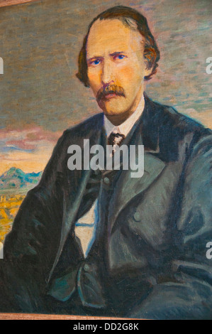 Kit Carson portrait painting Stock Photo - Alamy