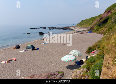 Portwrinkle beach Whitsand Bay near Looe Cornwall England United ...