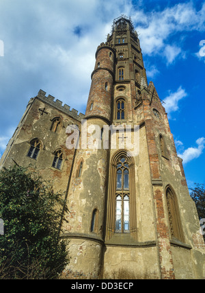 The Hadlow Tower, Hadlow Kent, UK. Grade 1 listed this is the tallest ...