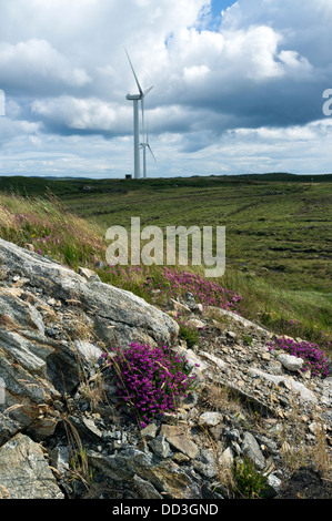 Wind Turbines on the outskirts of Stornoway Isle Of Lewis Scotland UK ...