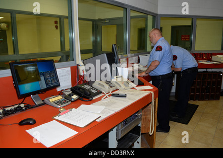 Master Control is the technological hub of prison where doors can be ...