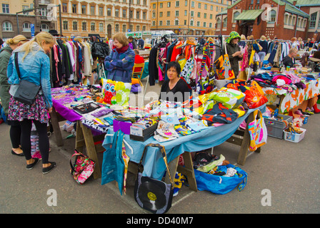 Hietalahdentori the market square with daily flea market Hietalahti ...