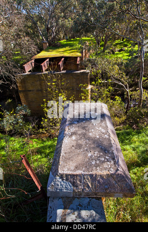 Finniss River and the old bridge near Ashbourne on the Fleurieu ...