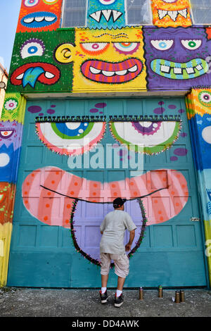 August 24, 2013 - Huntington, New York, U.S. - Famous street artists ...