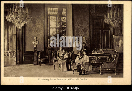Franz Ferdinand d'Este, Archduke of Austria, is depicted in this ...