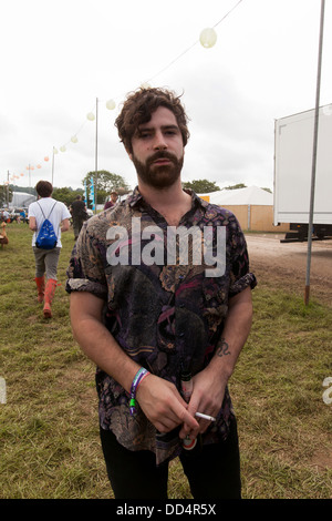 Singer and guitarist Yannis Philippakis of the British indie rock band ...