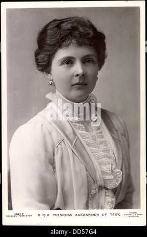 Ak Princess Alexander of Teck, Alexander Cambridge, 1. Earl of Athlone ...