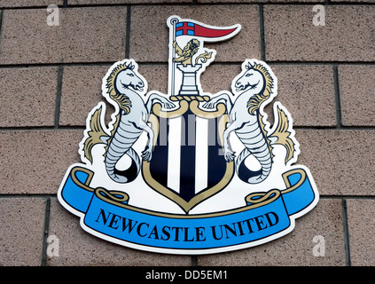 Coat of arms of Newcastle United football club, England Stock Photo - Alamy