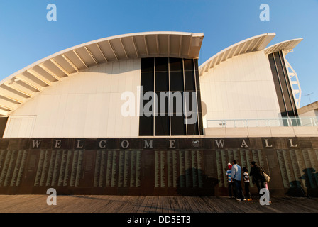The Welcome Wall at the Australian National Maritime Museum stands in ...