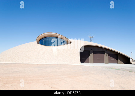 The Spaceport America facility in the New Mexico desert near the town ...