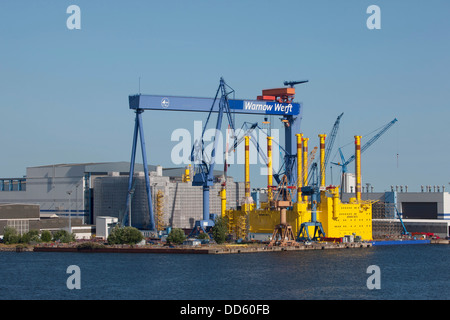 Neptun Werft Warnow Werft Warnemunde Rostock shipyard Germany Stock ...