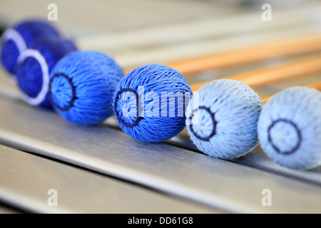 Vibraphone keyboard and mallets Stock Photo - Alamy