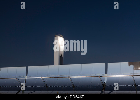 Solucar solar thermal complex near seville Spain includes the PS10 ...