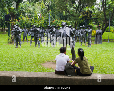 Site of Rizal's Execution, in Rizal park, manila, philippines Stock ...