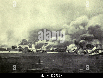 Burning village on the Eastern Front, 1941 Stock Photo: 122547074 - Alamy