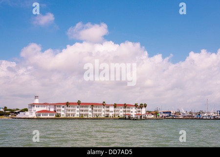 USA, Rockport-Fulton, Texas, View of Lighthouse Inn Hotel Stock Photo ...