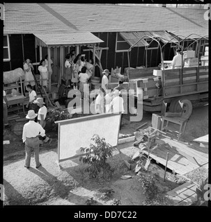 This photograph shows the closing of the Jerome Relocation Center in ...