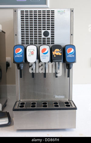 pepsi , 7up , tango soda dispenser Stock Photo - Alamy