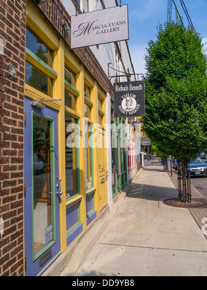 USA, Ohio, Columbus: Short North Sign, Trendy Neighborhood along North ...
