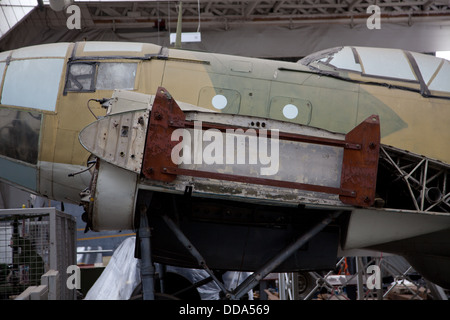 ww2 luftwaffe aircraft restoration derelict Stock Photo - Alamy