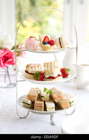 Traditional english afternoon tea Stock Photo - Alamy