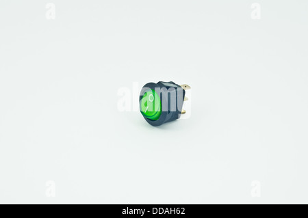Circular 110-220V power switch Electronics Stock Photo - Alamy