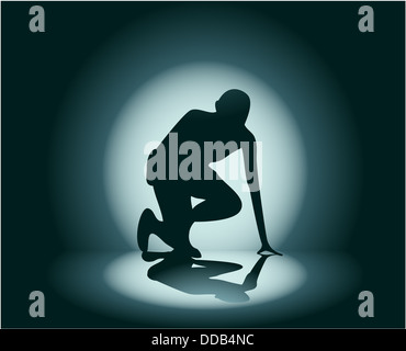 athlete runner Abstract Stock Photo - Alamy