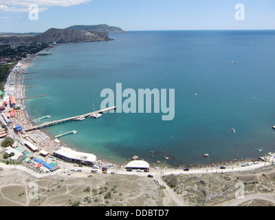 Ukraine, Crimea, View of Sudak Stock Photo - Alamy