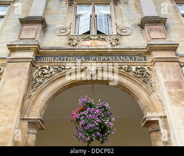 Pepys Library at Magdalene College in Cambridge UK March 2007 Stock ...