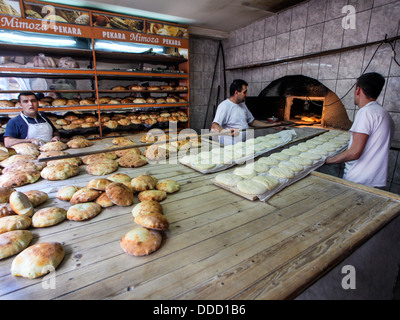 Inside of a bakery Stock Photo - Alamy