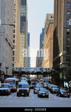 Chicago street view Stock Photo - Alamy