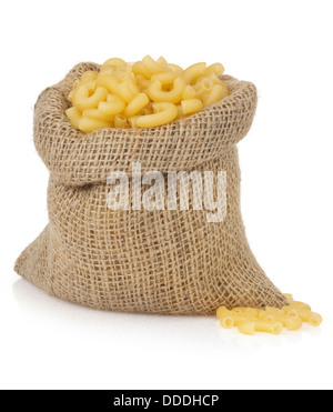 pasta in a bag isolated on white Stock Photo - Alamy