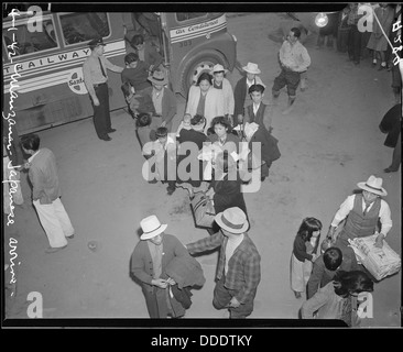 This photo from the Manzanar Relocation Center in California shows ...