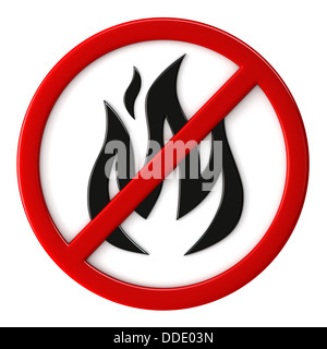 No fire allowed sign Stock Photo - Alamy