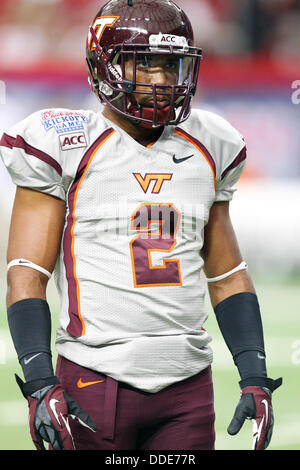 August 31, 2013: Virginia Tech's Brian Rody (13) on the sideline during ...