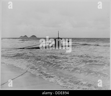 A naval photograph documenting the Japanese attack on Pearl Harbor ...