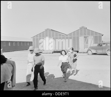 This image shows families of Japanese ancestry in Woodland, California ...