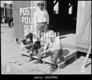 In Poston, Arizona, members of the police department participate in ...