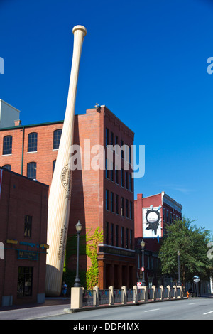 Louisville, Kentucky - Baseball bats at the Louisville Slugger Museum ...