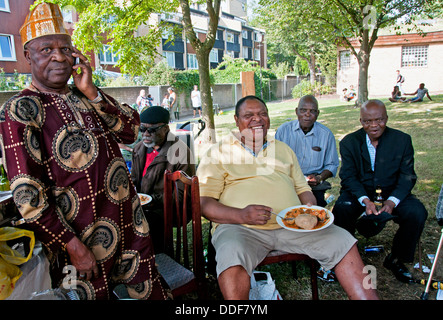 Group of elderly people in communal lounge of old age pensioners care ...