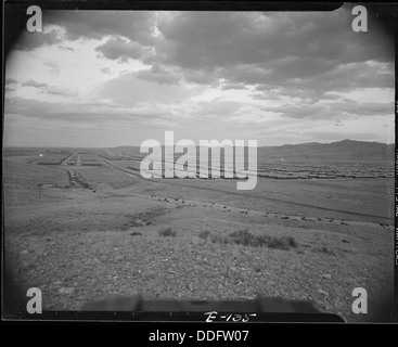 This panoramic view of the Central Utah Relocation Center, also known ...
