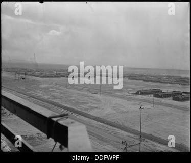 This panoramic view of the Central Utah Relocation Center, also known ...